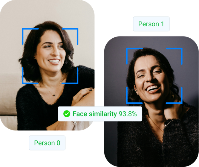 Face Similarity API Demo | Luxand.Cloud
